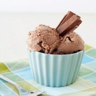 Homemade Kit Kat Ice Cream | Baked Bree | Baked Bree