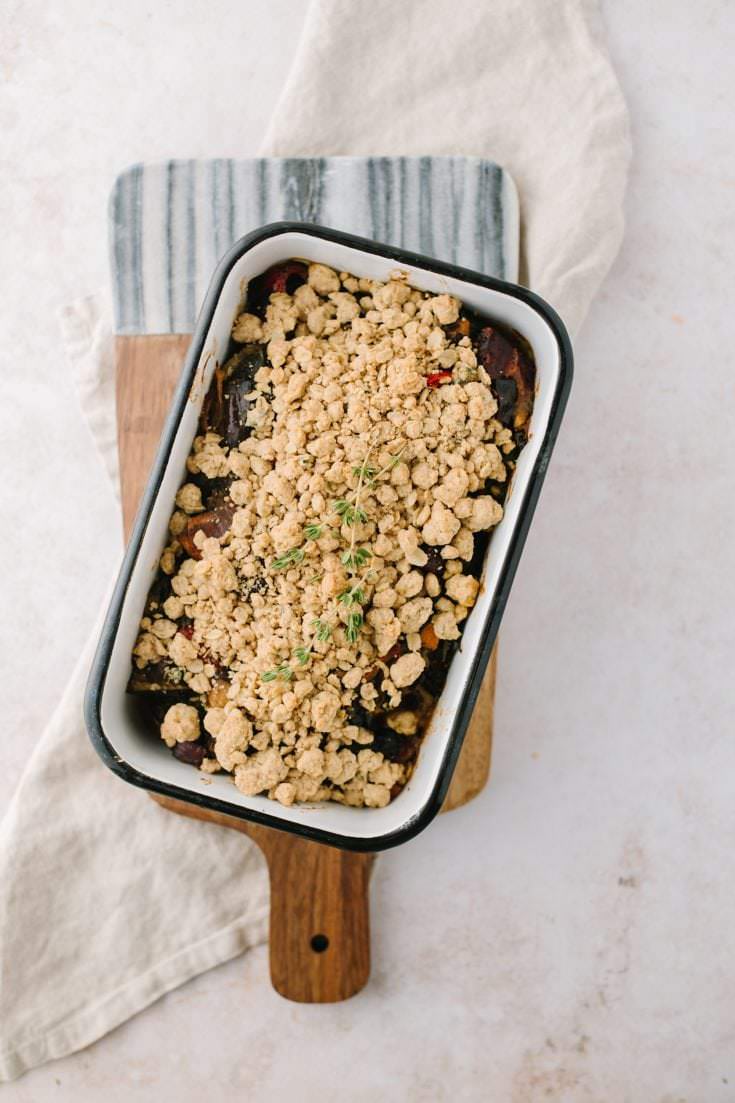 Savory Vegetable Crisp | Baked Bree