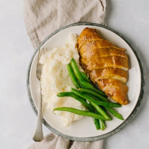 Kelly's Overnight Chicken Recipe (Only 5 Ingredients!) | Baked Bree