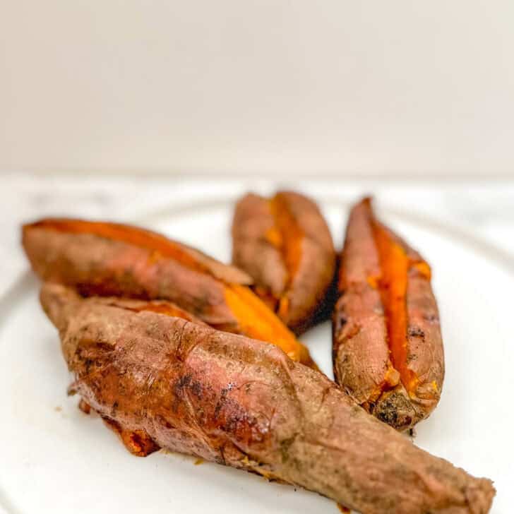 Microwaved Sweet Potato (5 Mins Only!) | Baked Bree