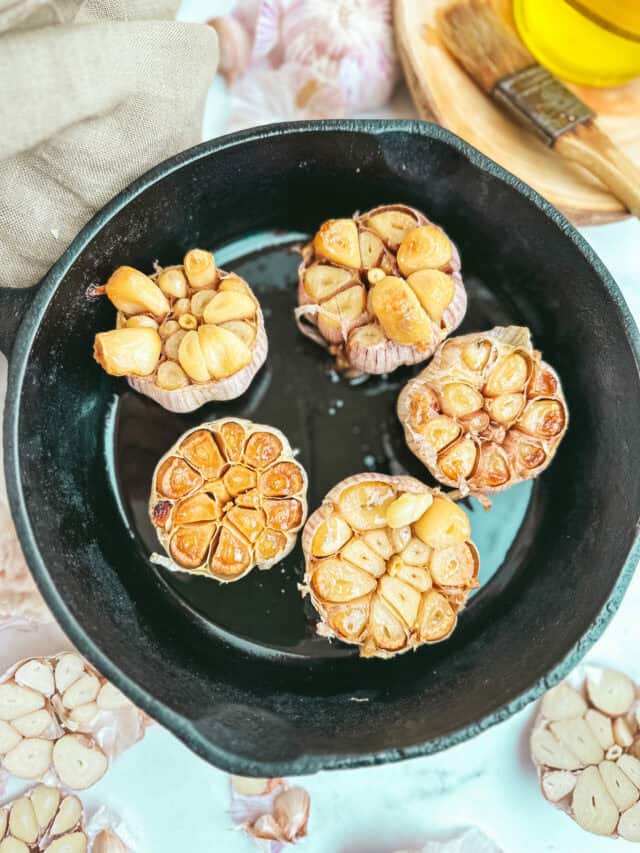 Easy Oven-Roasted Garlic | Baked Bree