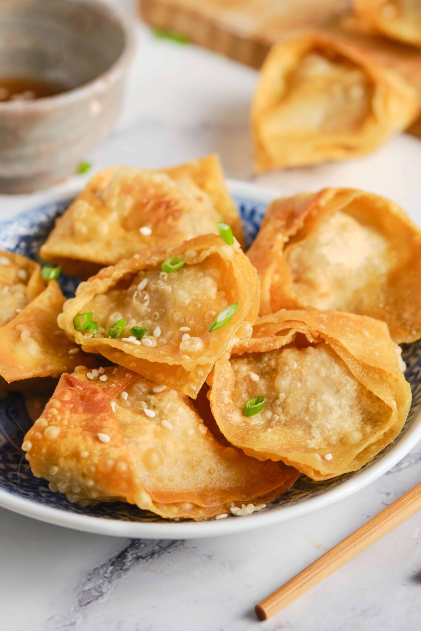 Fried Wonton Recipe | Baked Bree