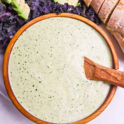 Easy Green Goddess Dressing Recipe | Baked Bree