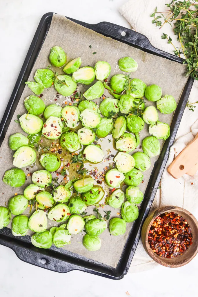 Roasted Brussels Sprouts Recipe | Baked Bree