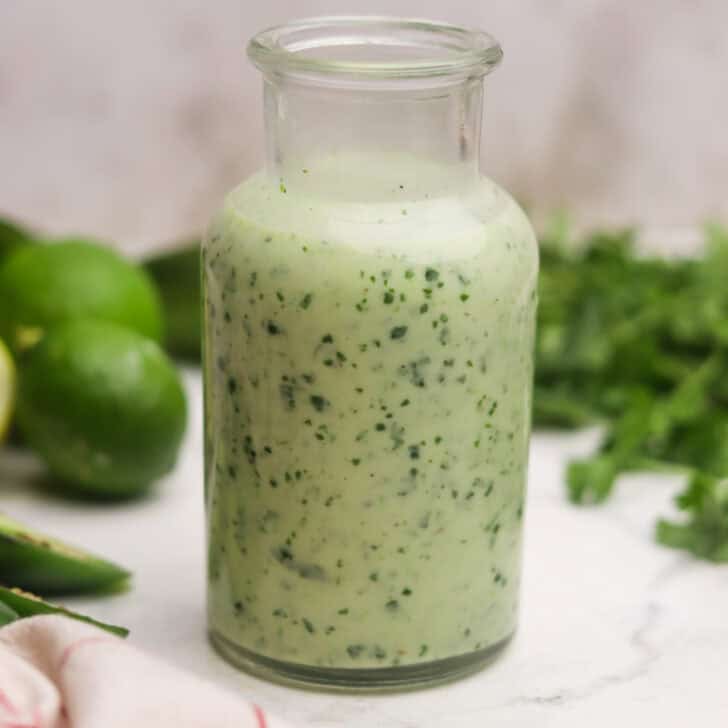 Cilantro Lime Dressing Recipe | Baked Bree