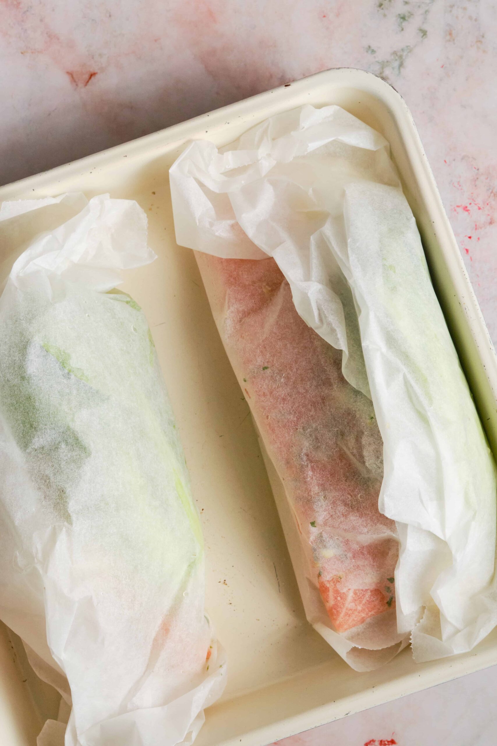 Salmon in Parchment Paper | Baked Bree