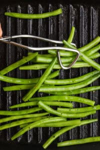 Delicious Grilled Green Beans Recipe | Baked Bree
