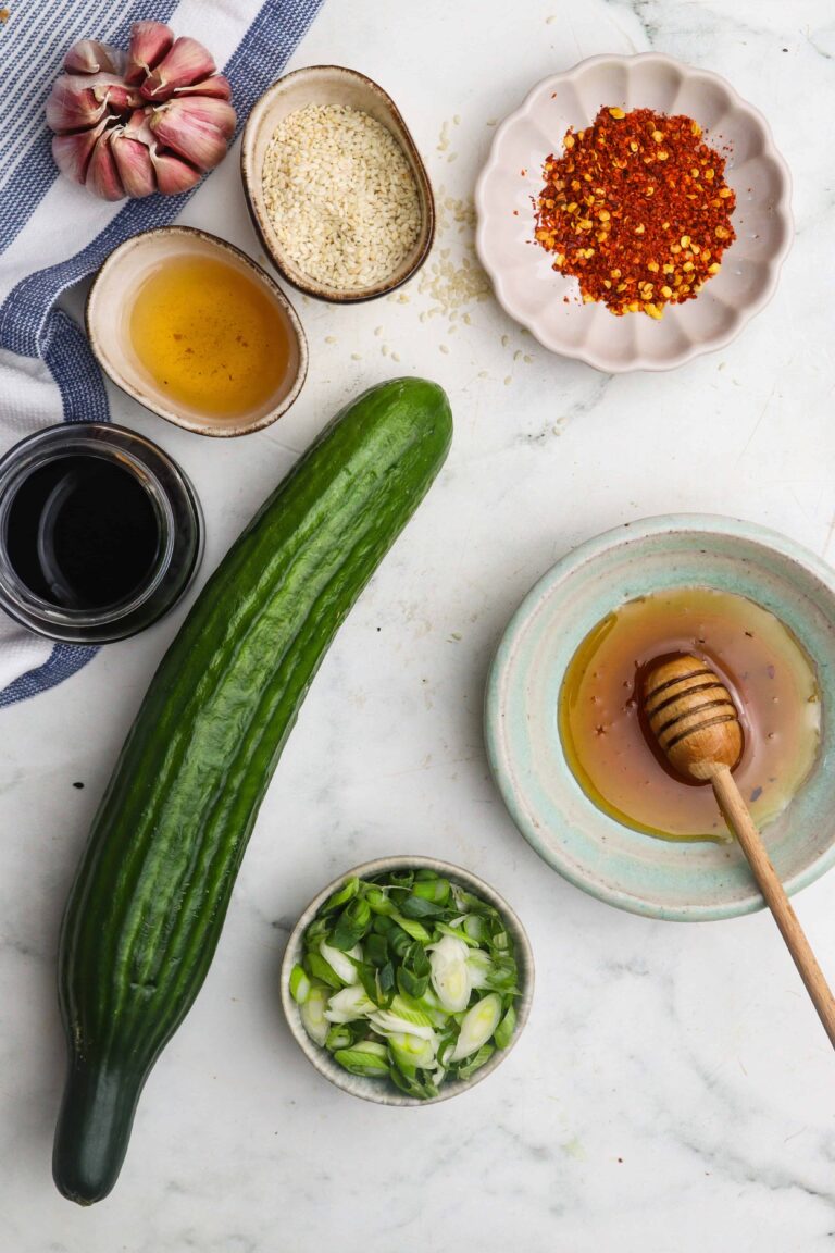 Korean Cucumber Salad (Oi Muchim) | Baked Bree | Baked Bree