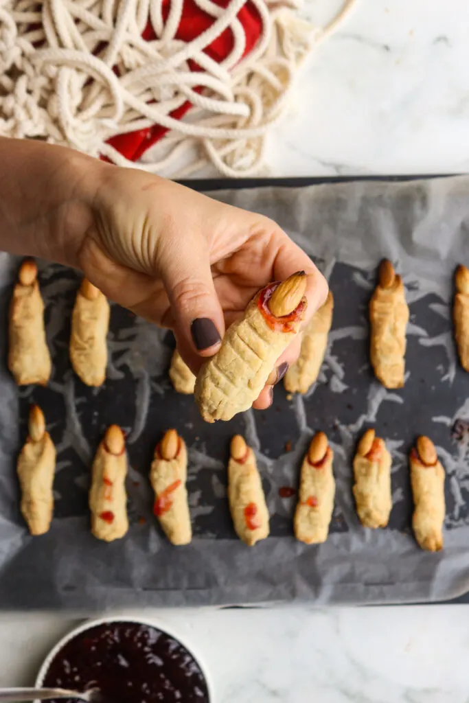 Spooky Witch Finger Cookies (Halloween Cookies) | Baked Bree