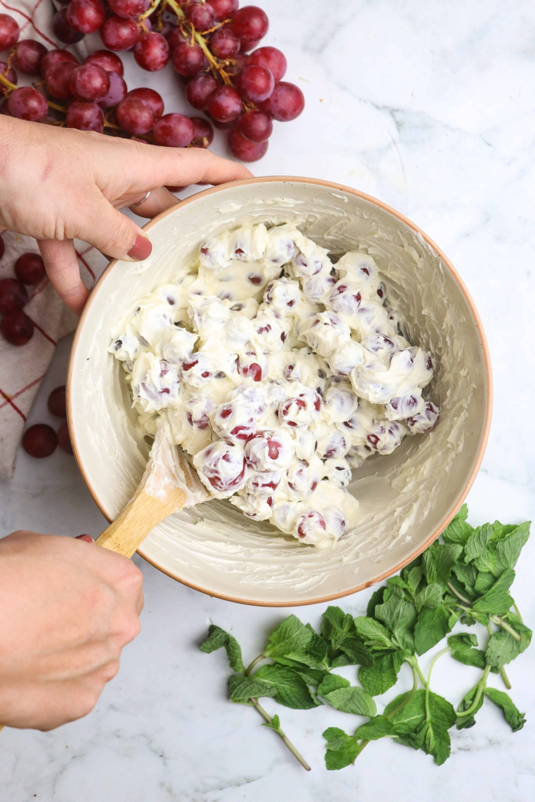 Classic Grape Salad Recipe | Baked Bree