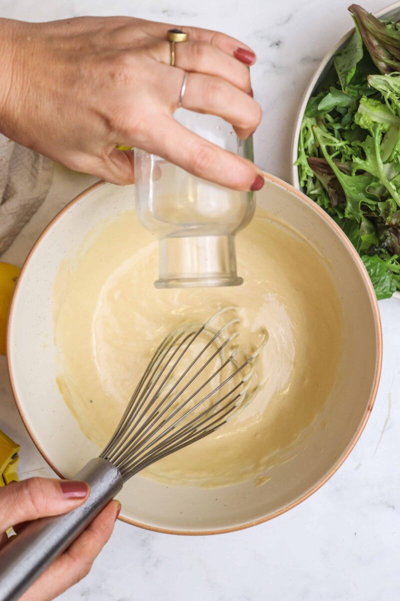 Easy Tahini Dressing Recipe (Perfect for Salad!) | Baked Bree | Baked Bree