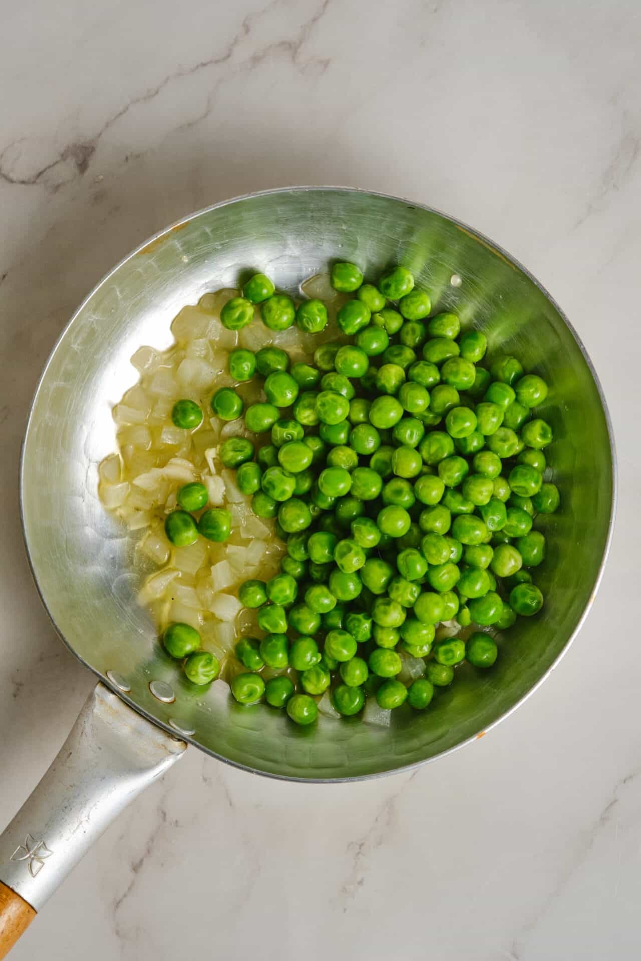 Pasta with Peas Recipe | Baked Bree