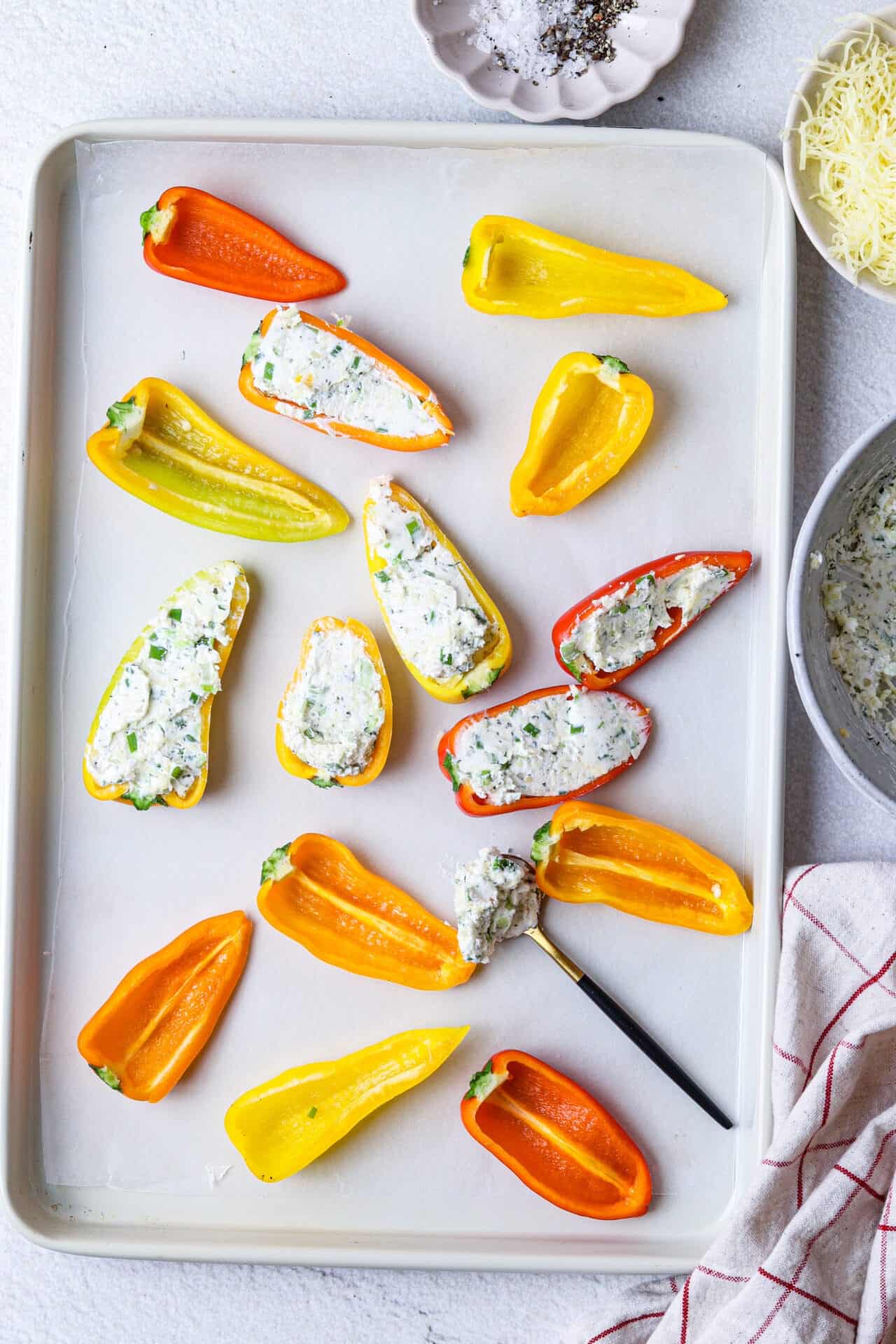 Cream Cheese Stuffed Peppers (with Boursin) | Baked Bree