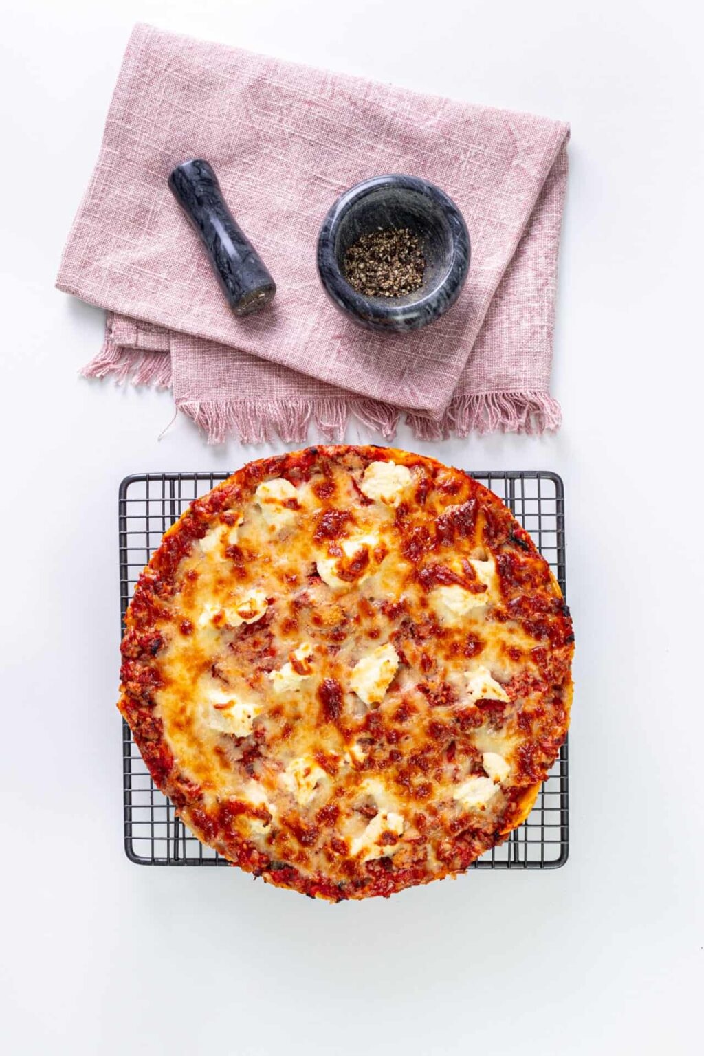 Lasagna Pie | Baked Bree