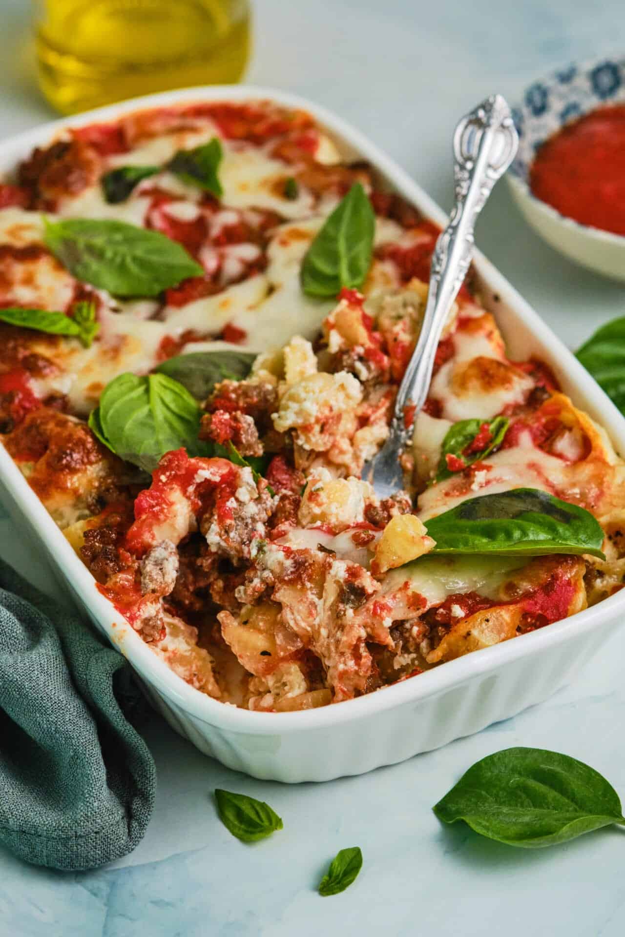 Lasagna Casserole | Baked Bree