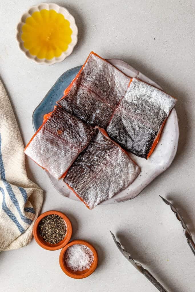 Grilled Salmon with Skin | Baked Bree