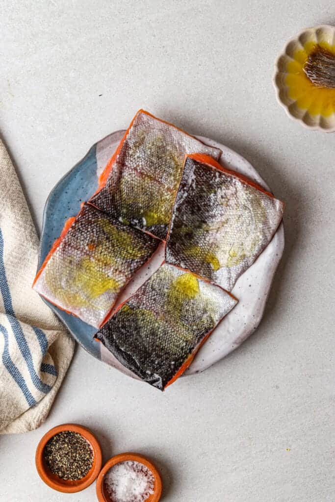 Grilled Salmon with Skin | Baked Bree