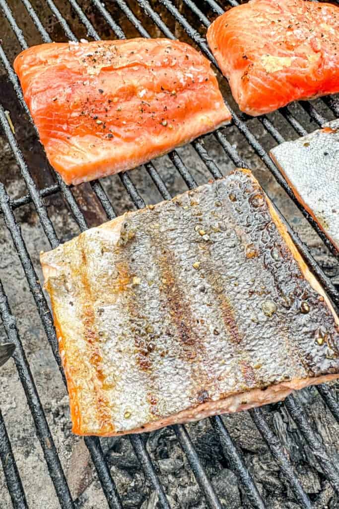Grilled Salmon with Skin | Baked Bree