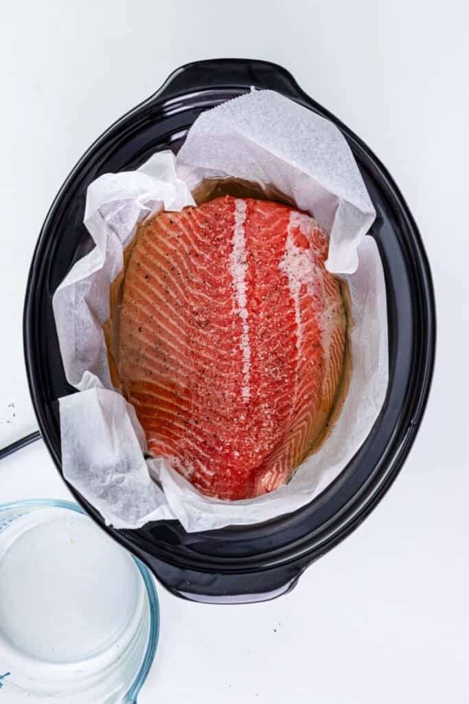 Slow Cooker Salmon | Baked Bree