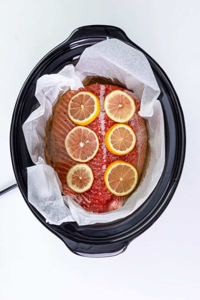 Slow Cooker Salmon | Baked Bree
