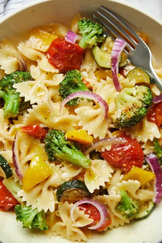 Vegetarian Pasta Salad | Baked Bree
