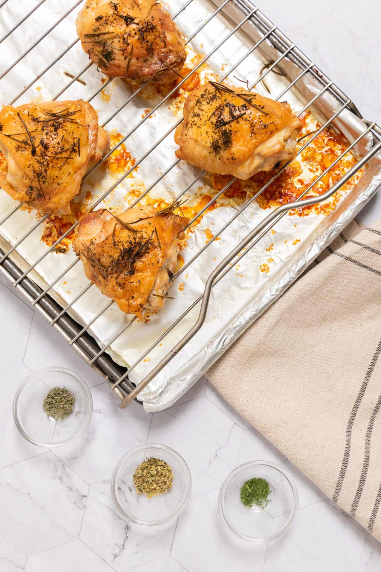 Bone-In Chicken Thighs | Baked Bree