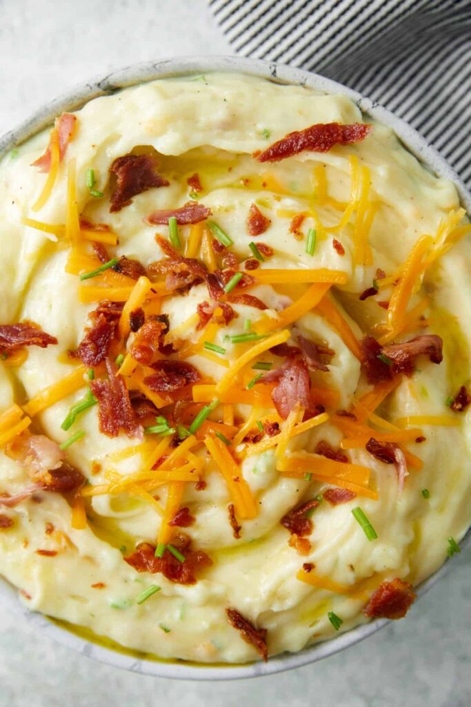 Loaded Mashed Potatoes | Baked Bree