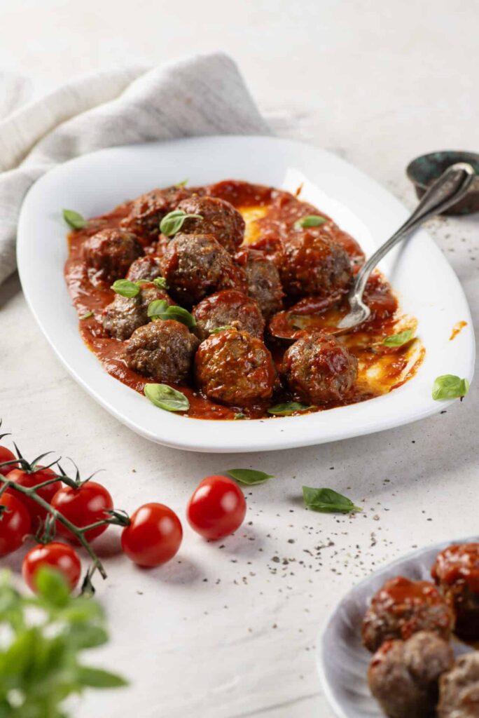 Spicy Meatballs | Baked Bree