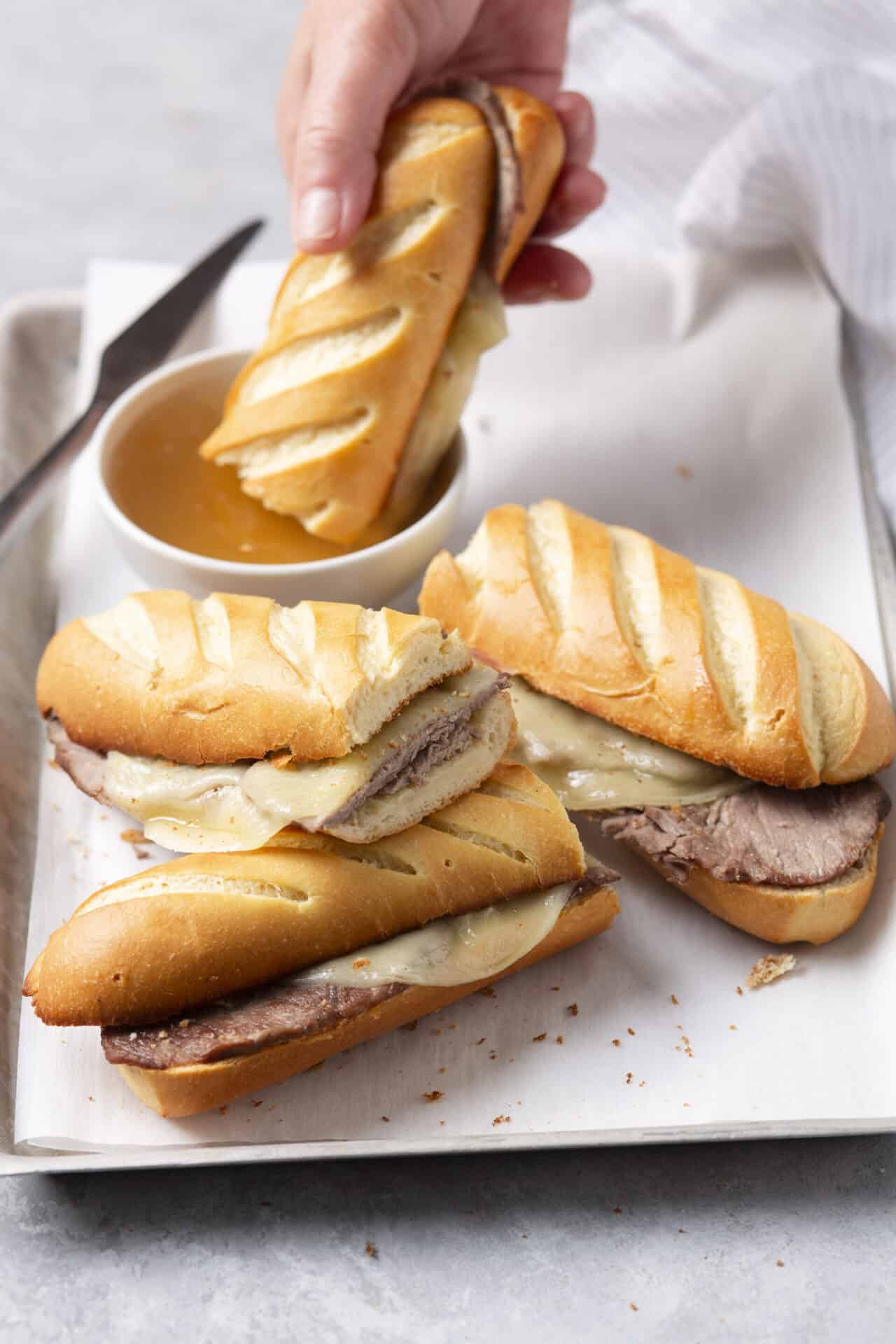 French Dip Sandwich | Baked Bree